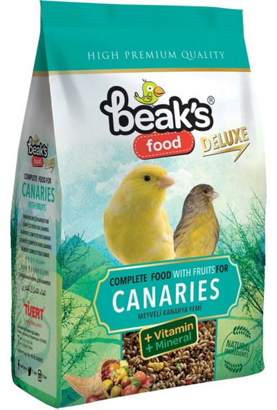 Beaks Meyveli Kanarya Yemi 400 gr - Beaks Meyveli Kanarya Yemi 400 gr -