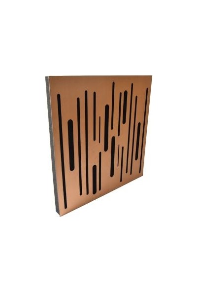 Akustik Difüzör Ses Düzenleyici Mdf+Sünger Panel 49,5CMX49,5CM Bantlı