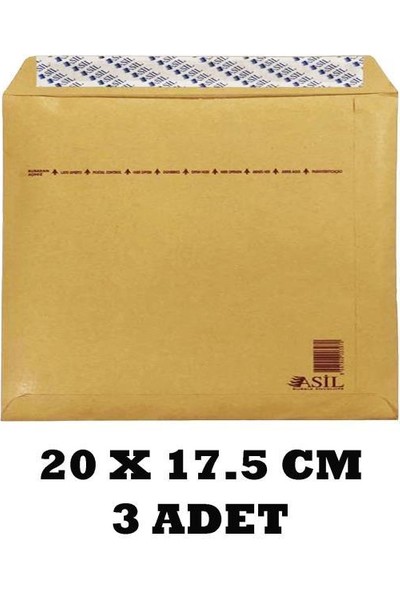 Asil CD Formula Hava Kabarcıklı Zarf No: AS-9110 20 x 17.5 cm 3'lü Asil CD Formula Hava Kabarcıklı Zarf No: AS-9110 20 x 17.5 cm 3'lü