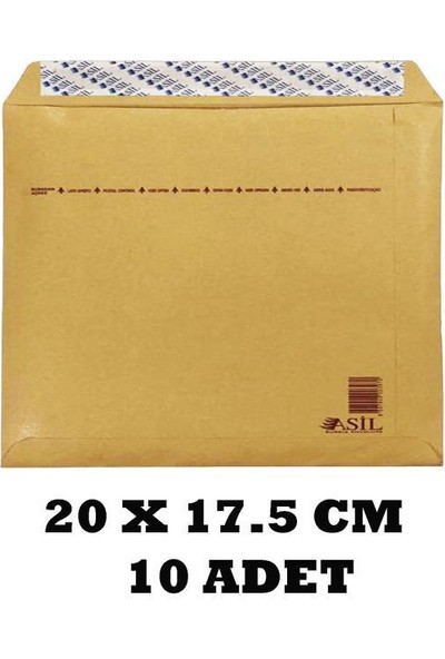 Asil CD Formula Hava Kabarcıklı Zarf No: AS-9110 20 x 17.5 cm 10'lu Asil CD Formula Hava Kabarcıklı Zarf No: AS-9110 20 x 17.5 cm 10'lu