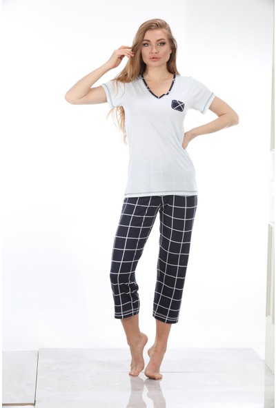 Etoile Bambu Kısa Kol Kapri Takımı / 92034