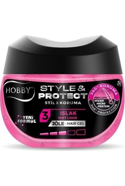 Hobby Stye&protect Saç Jölesi Islak 250 ml Hobby Stye&protect Saç Jölesi Islak 250 ml