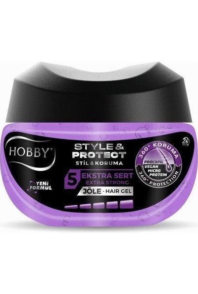 Hobby Saç Jölesi Style Protect Ekstra Sert Tutuş 250 ml Hobby Saç Jölesi Style Protect Ekstra Sert Tutuş 250 ml