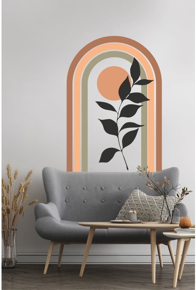 Piksel Grafik Bohem Üçlü Duvar Sticker