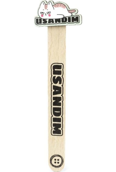 Palto Tasarım Usandım Çubuk Kitap Ayracı Palto Tasarım Usandım Çubuk Kitap Ayracı