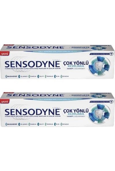 Sensodyne Çok Yönlü Koruma Diş Macunu 75 ml x 2 Sensodyne Çok Yönlü Koruma Diş Macunu 75 ml x 2