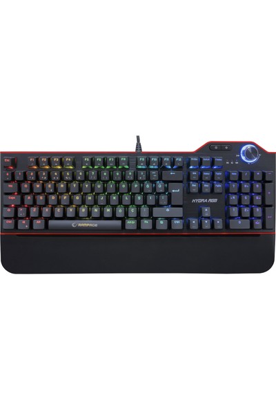 Rampage Hydra R6 Full Color RGB LED Gaming Pro Blue Switch Multimedia Mekanik Klavye Rampage Hydra R6 Full Color RGB LED Gaming Pro Blue Switch Multimedia Mekanik Klavye