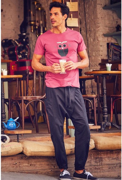 Los Banditos Kruvaze Beli ve Paçası Lastikli Erkek Şalvar