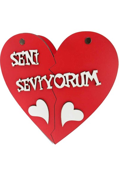 Siesta Hediyelik Dekoratif Ahşap Seni Seviyorum Kutusu