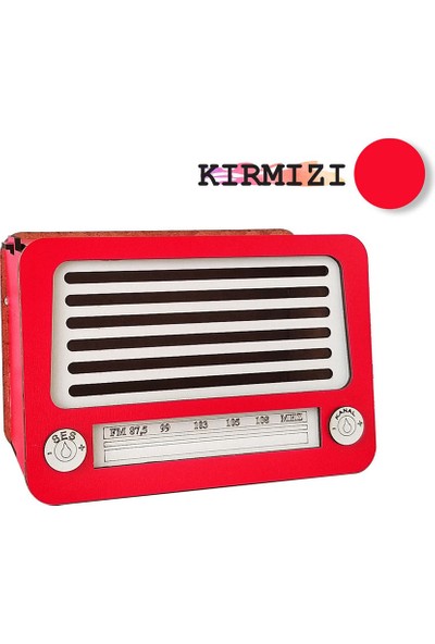 Mavikuğu Ahşap Nostaljik Radyo Görünümlü Dekoratif Kumbara Mavikuğu Ahşap Nostaljik Radyo Görünümlü Dekoratif Kumbara