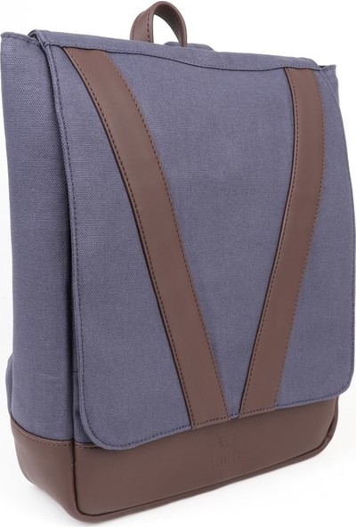 Rich Unisex Lacivert Büyük Sırt Çantası