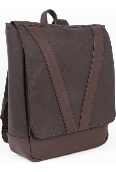 Rich Unisex Kahverengi Küçük Sırt Çantası
