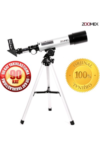 Zoomex F36050 Teleskop 90 Kat Yakınlaştırma - Eğitici ve Öğretici Zoomex F36050 Teleskop 90 Kat Yakınlaştırma - Eğitici ve Öğretici