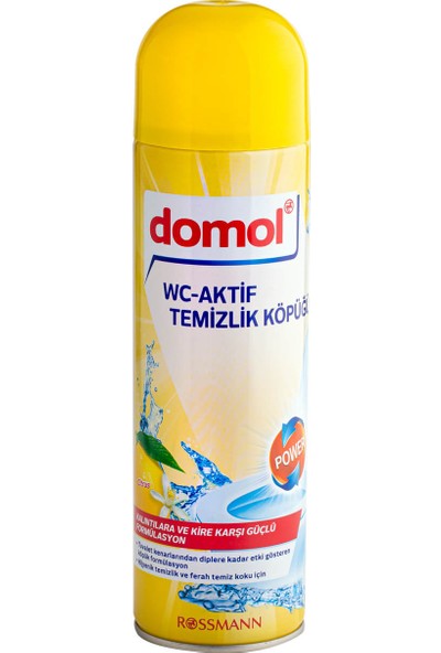 Domol Tuvalet Temizleyici Köpük Limon Özlü 500ml