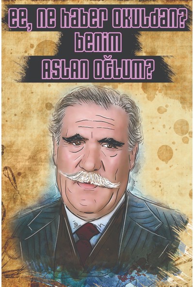 Reklam Baskı Merkezi Hulusi Kentmen Yeşilçam Vazgeçilmezleri Karikatür 50X70 Retro Afiş