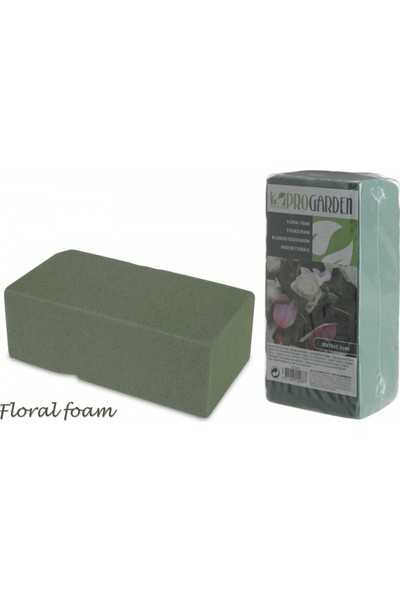 Via Gardenia Dikdörtgen Çiçek Islatma Süngeri 200 x 100 x 75 mm