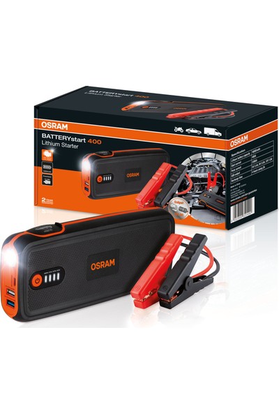 Osram Batterystart 400 Akü Takviye Cihazı 16800 Mah OBSL400