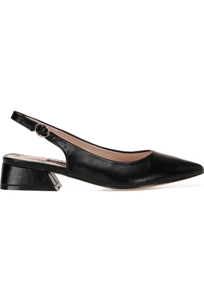 Nine West Tora2 1fx Siyah Kadın Babet