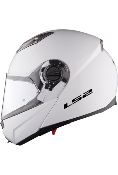 Ls2 Guroni Çene Açılır Kask Güneş Vizörlü ( Beyaz ) Ls2 Guroni Çene Açılır Kask Güneş Vizörlü ( Beyaz )
