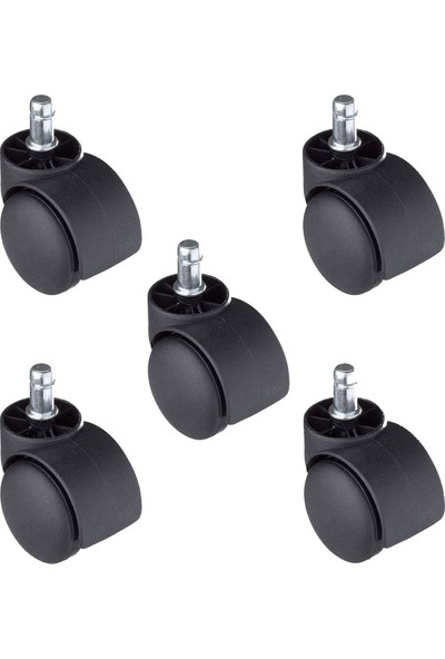 Ofis Mobilyası Tekerleği Pim Bağlantılı Ofis Koltuk Tekerleği 5 Adet