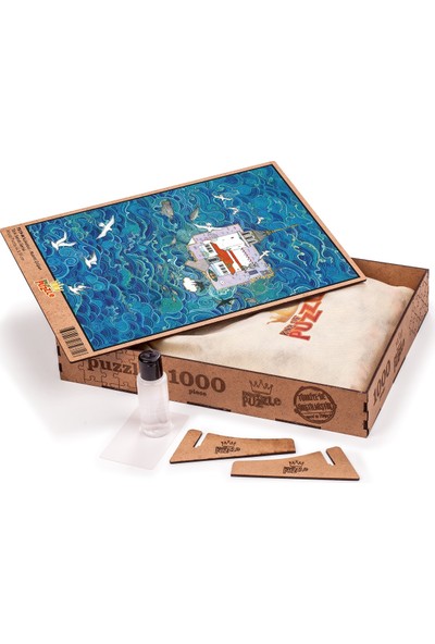 King Of Puzzle Kızkulesi - Nusret Çolpan Ahşap Puzzle 1000 Parça King Of Puzzle Kızkulesi - Nusret Çolpan Ahşap Puzzle 1000 Parça