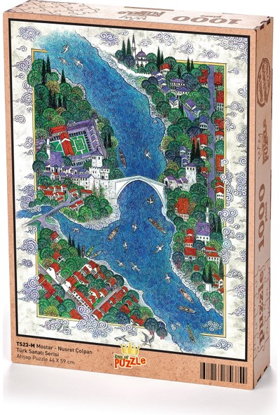 King Of Puzzle Mostar - Nusret Çolpan Ahşap Puzzle 1000 Parça King Of Puzzle Mostar - Nusret Çolpan Ahşap Puzzle 1000 Parça