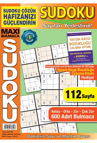 Maxi Bulmaca Sudoku 2021/02 Maxi Bulmaca Sudoku 2021/02
