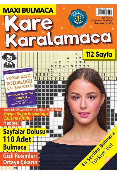 Maxi Bulmaca Kare Karalamaca 2021/02 Maxi Bulmaca Kare Karalamaca 2021/02