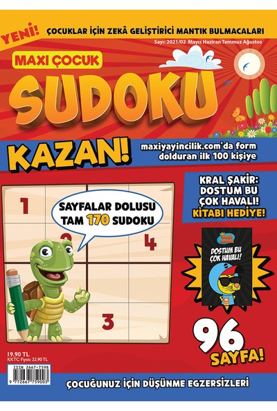 Maxi Çocuk Sudoku 2021/02