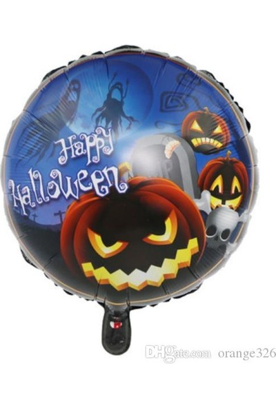 Bs İthalat Happy Halloween Balkabağı Folyo Balon 18 Inç