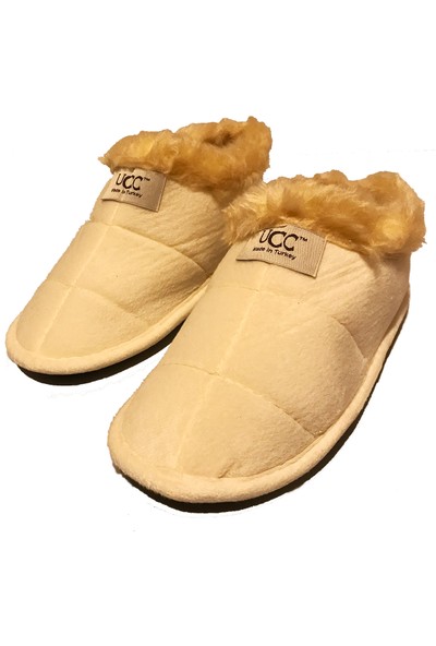 Nisanca Peluş Sıcak Astar Kadın Panduf- Kadın Ev Botu