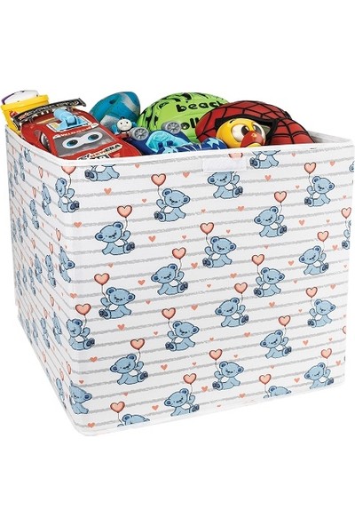ALAS Kapaklı Kumaş Oyuncak Kutusu