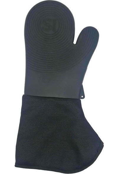 Omnisoft Siyah Büyük Boy 40 cm Silikon Yanmaz Fırın Eldiveni Omnisoft Siyah Büyük Boy 40 cm Silikon Yanmaz Fırın Eldiveni