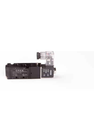 Crox 4V110-06 1/8 5/2 Tek Bobin Valf 220 Ac Crox 4V110-06 1/8 5/2 Tek Bobin Valf 220 Ac