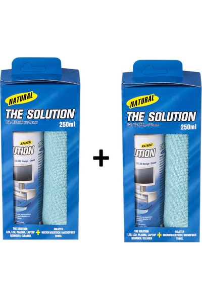 The Solution Ekran Temizleme Seti – 250 ml Temizleyici - 2 Adet The Solution Ekran Temizleme Seti – 250 ml Temizleyici - 2 Adet