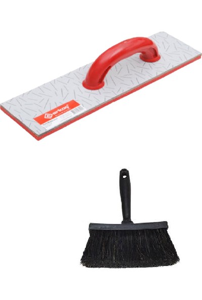 Tirfil Uzun + Su Atma Serpme Fırça Set