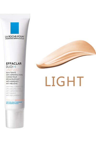 La Roche-Posay Effaclar Duo (+) Teinte Light 40 ml - Cilt Bozukluğu ve Akne Lekelerine Karşı Düzeltici Bakım La Roche-Posay Effaclar Duo (+) Teinte Light 40 ml - Cilt Bozukluğu ve Akne Lekelerine Karşı Düzeltici Bakım