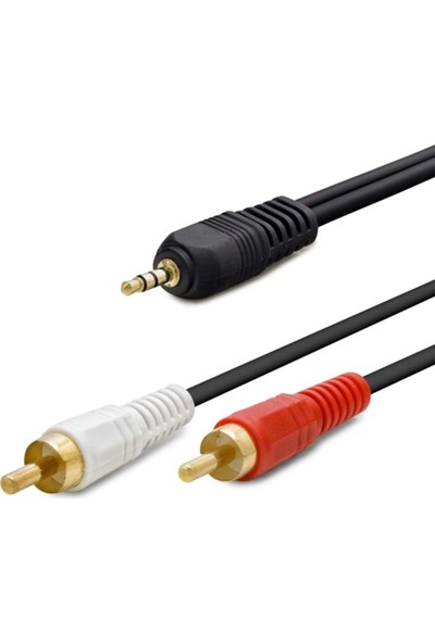 Hadron HN4250 Aux To 2rca Kablo 3mt Sarı Uç Hadron HN4250 Aux To 2rca Kablo 3mt Sarı Uç