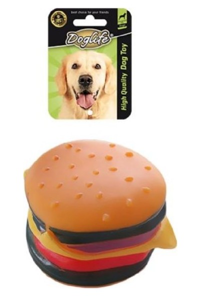 Doglife Köpekler Için Hamburger Oyuncak Doglife Köpekler Için Hamburger Oyuncak