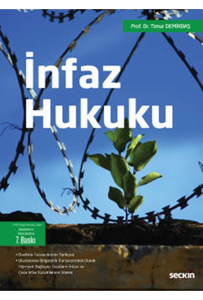 Infaz Hukuku - Timur Demirbaş Infaz Hukuku - Timur Demirbaş