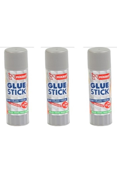 Mikro Stick Yapıştırıcı 21 gr 3'lü