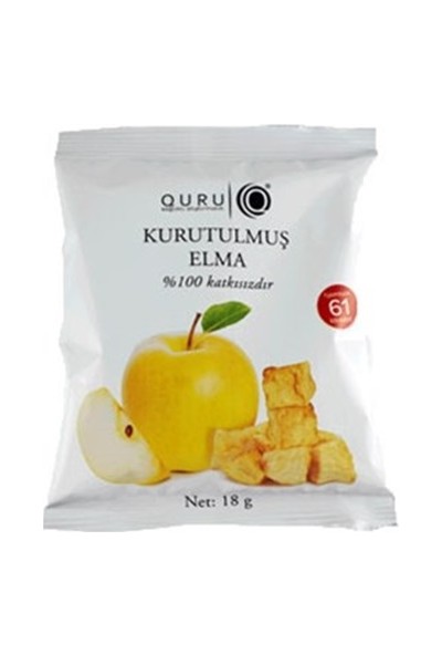 Quru Kurutulmuş Elma 18 gr
