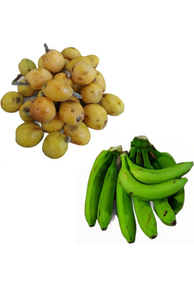 Alanya Özlem Malta Eriği( Yeni Dünya Veya Muşmula) 1 kg Yeşil Muz 1kg