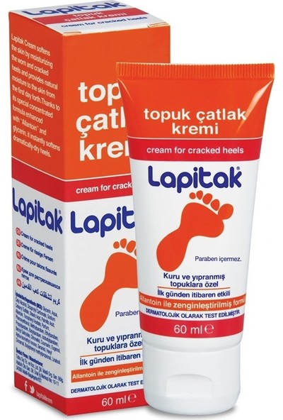 Lapitak Topuk Çatlak Kremi 60 ml Lapitak Topuk Çatlak Kremi 60 ml