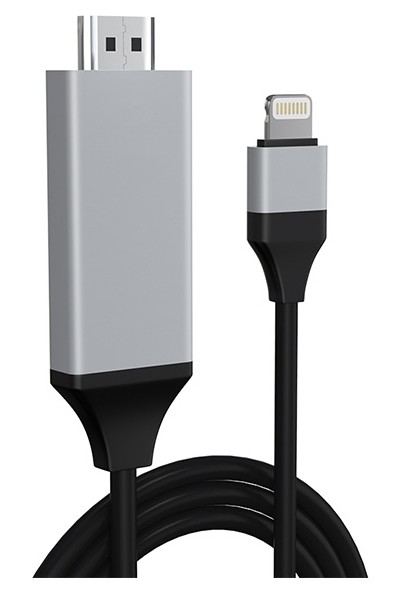 Ally AL-33723 Lightning To HDMI Dönüştürücü Kablo 2m Ally AL-33723 Lightning To HDMI Dönüştürücü Kablo 2m