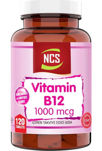 Ncs Vitamin B12 1000 Mcg 120 Tablet Ncs Vitamin B12 1000 Mcg 120 Tablet