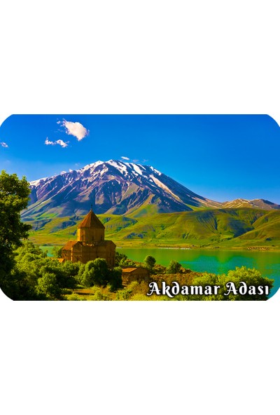 Vera Buzdolabı Magneti Van Akdamar Adası Vera Buzdolabı Magneti Van Akdamar Adası