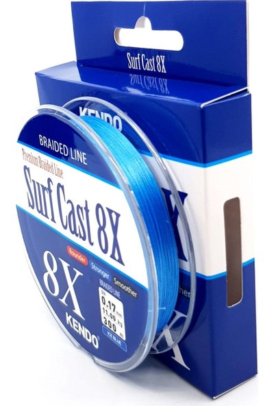 Kendo Surf Cast 8x Fighting 300 mt Örgü Ip ( Ice Blue) Kendo Surf Cast 8x Fighting 300 mt Örgü Ip ( Ice Blue)