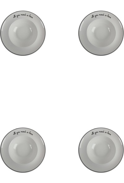 Porland Hope Çukur Tabak 26cm 4'lü 04LFH000427