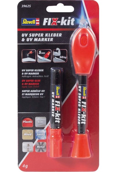 Revell Maket Aksesuar Fıx-Kit Uv Glue 39625 Revell Maket Aksesuar Fıx-Kit Uv Glue 39625